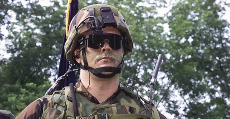 Soldier Wearables and Heads-Up Displays Challenge Connectors