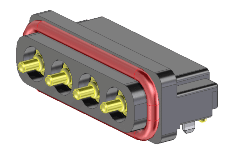 Waterproof Pogo Pin Connectors For Portable And Wearable Medical Applications